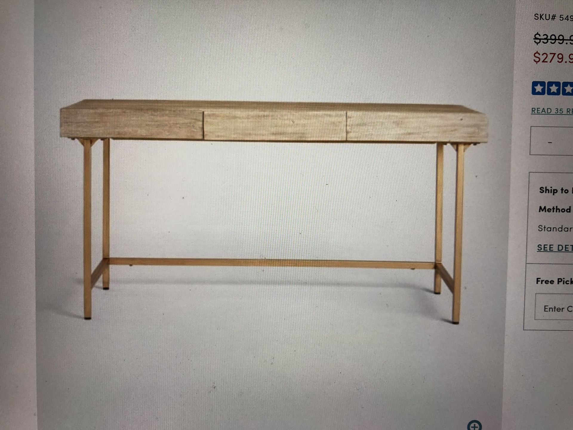 World Market Driftwood Cristela Desk for Sale in Odessa FL OfferUp