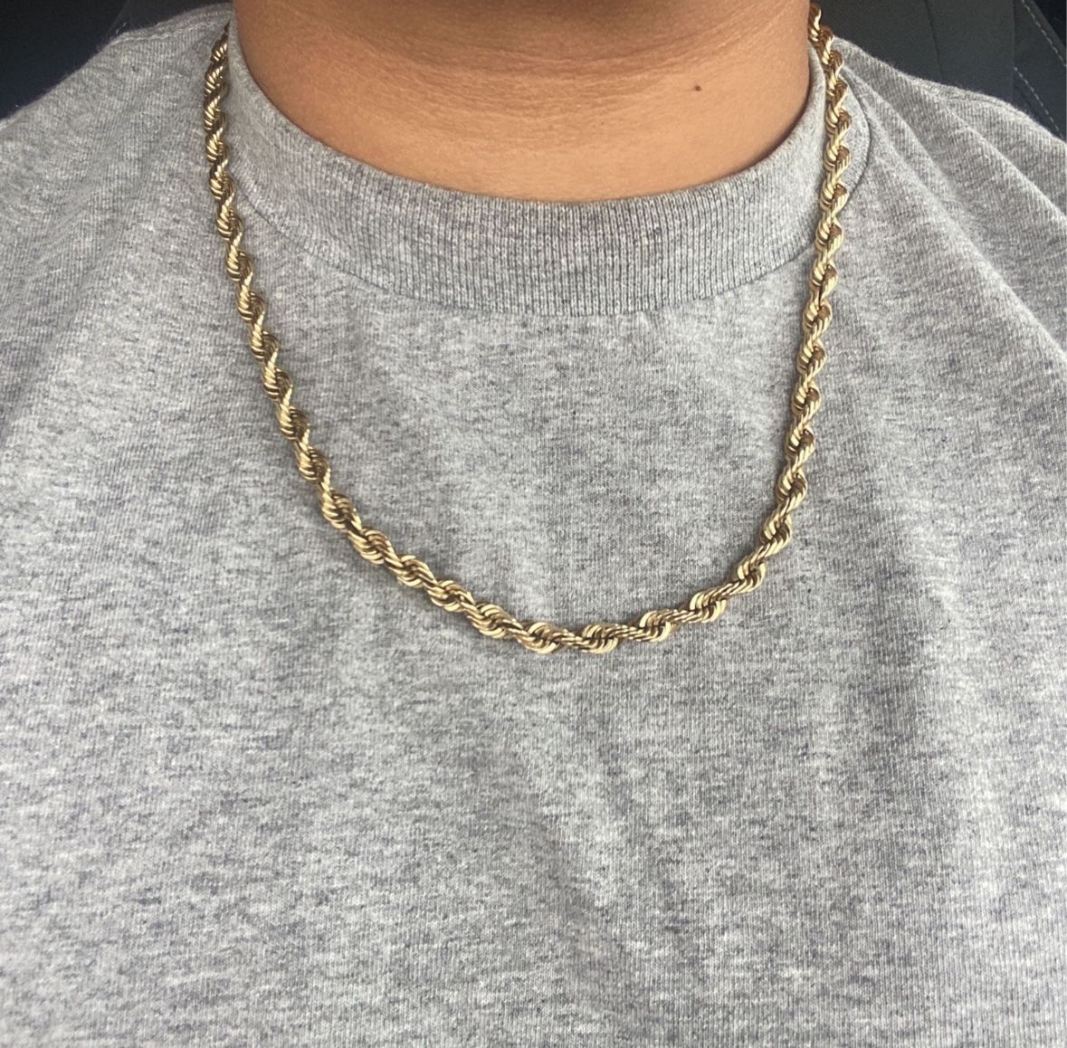 14k Gold Rope Chain for Sale in Lincoln Acres, CA - OfferUp