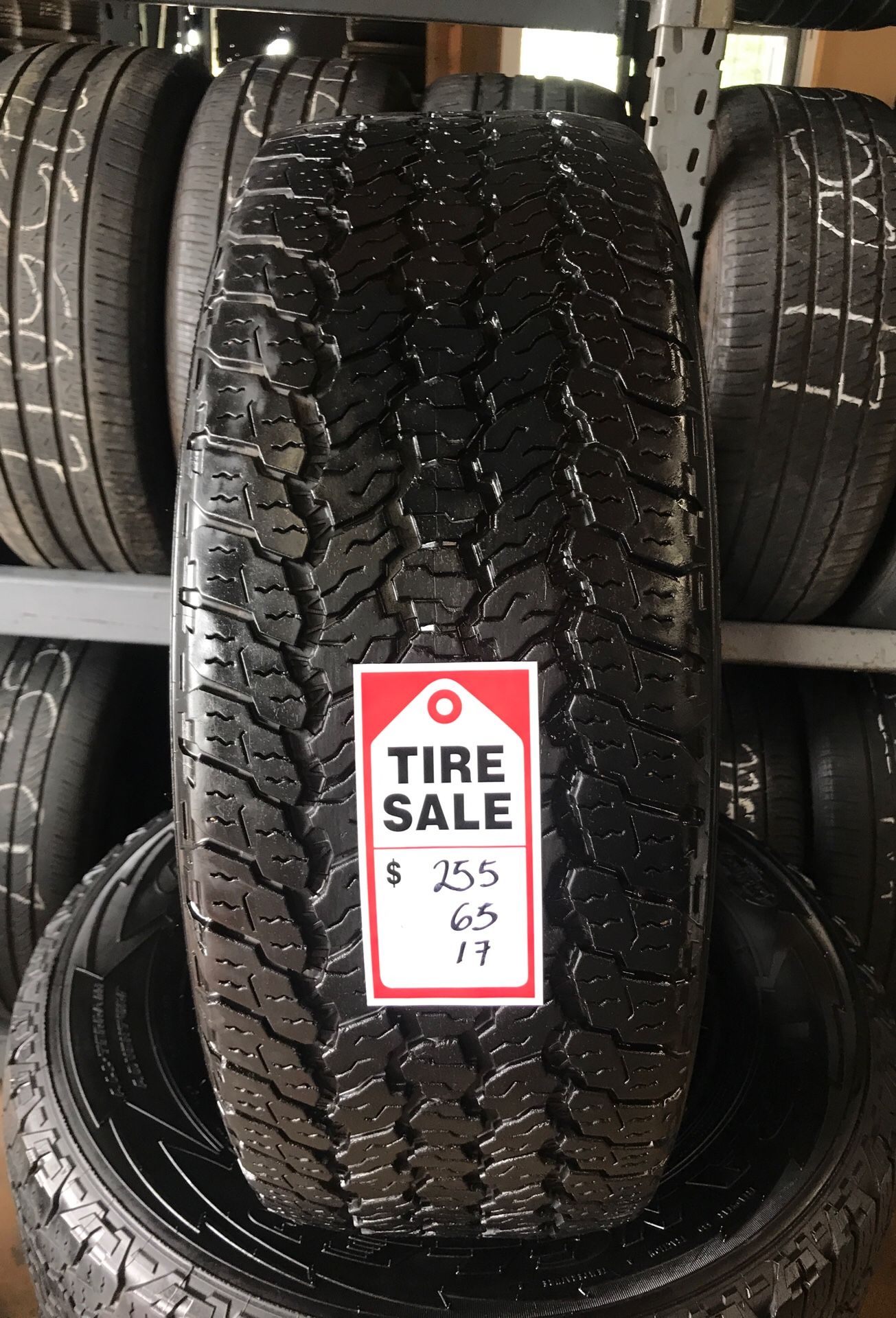 255/65/17 GOODYEAR WRANGLER ALL TERRAIN $200.00 for Sale in San Diego ...