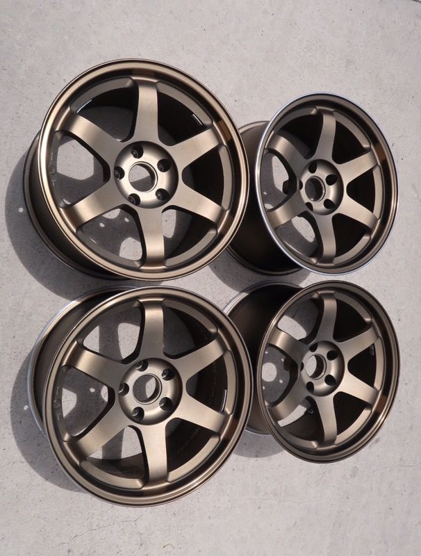 VOLK TE37 OG BRONZE 17x9.5 +12 5x114.3 WHEELS WORK SSR MUGEN JDM EVO ...