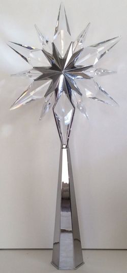 Swarovski Crystal Rockefeller Center Christmas Tree Topper Shining Star ...