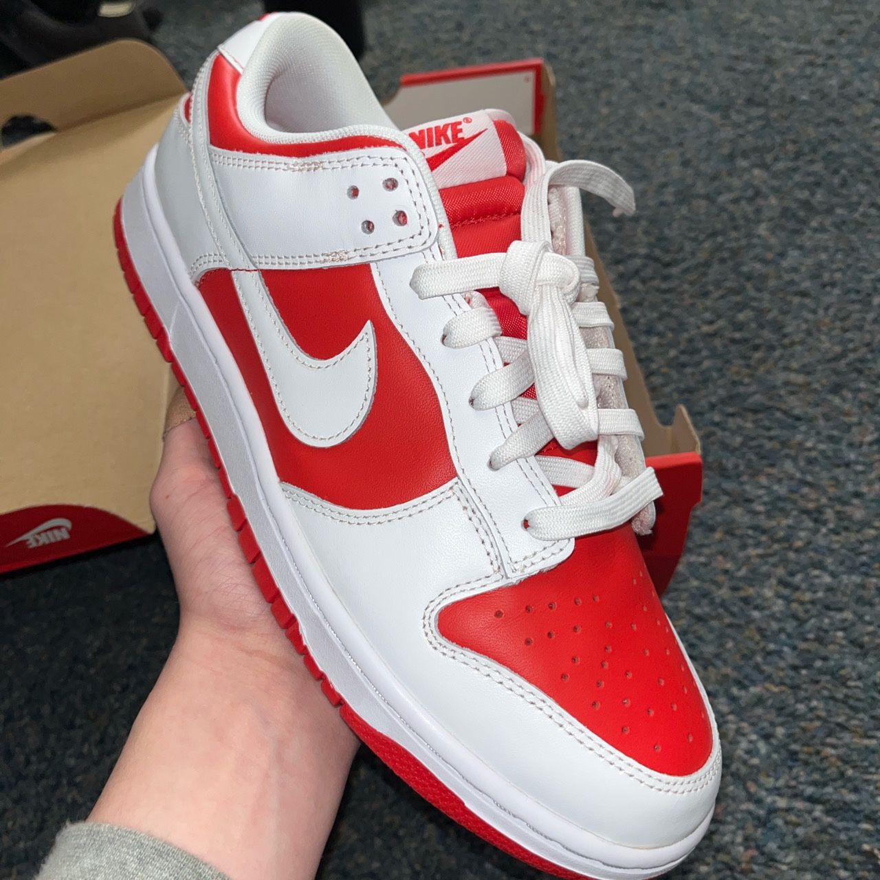 Championship Red Dunks Size 10 for Sale in Albuquerque, NM - OfferUp