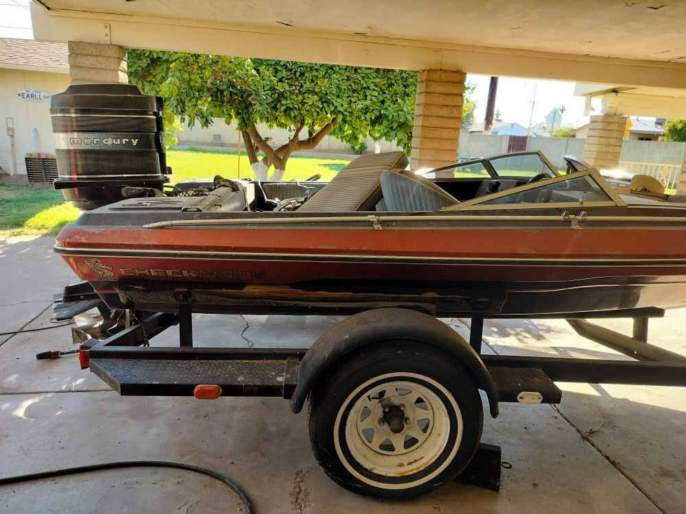 1980 Checkmate 16 ft out board open BT 1980 Checkmate Checkmate 16 ft ...