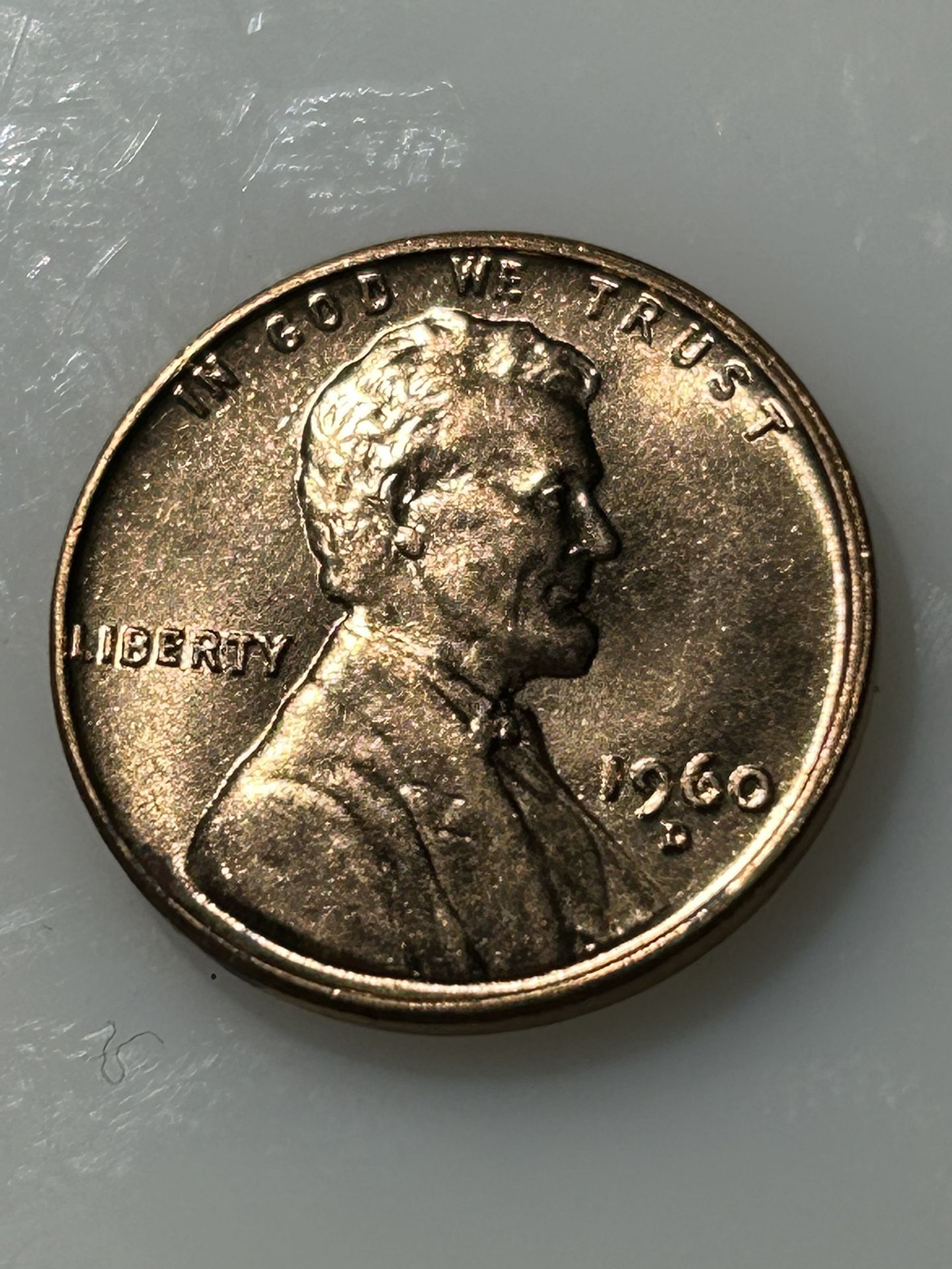 BU 1960-D/S SMALL/LARGE DATE ABRAHAM LINCOLN WHEAT CENT OR PENNY ...