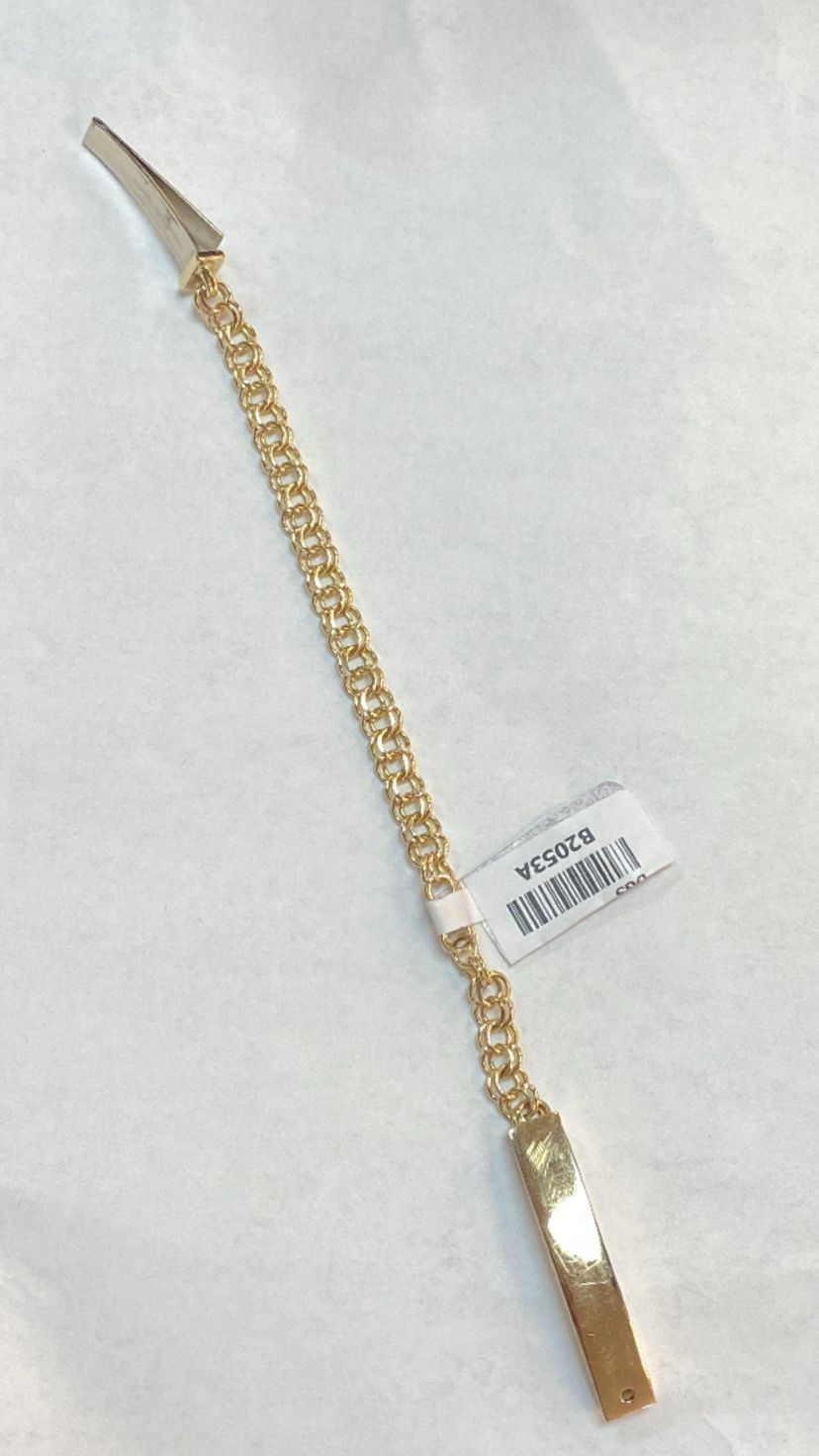 10K YG BRACELET W/CHINO LINK 9.7GRMS/ 6.5 IN for Sale in Houston, TX ...
