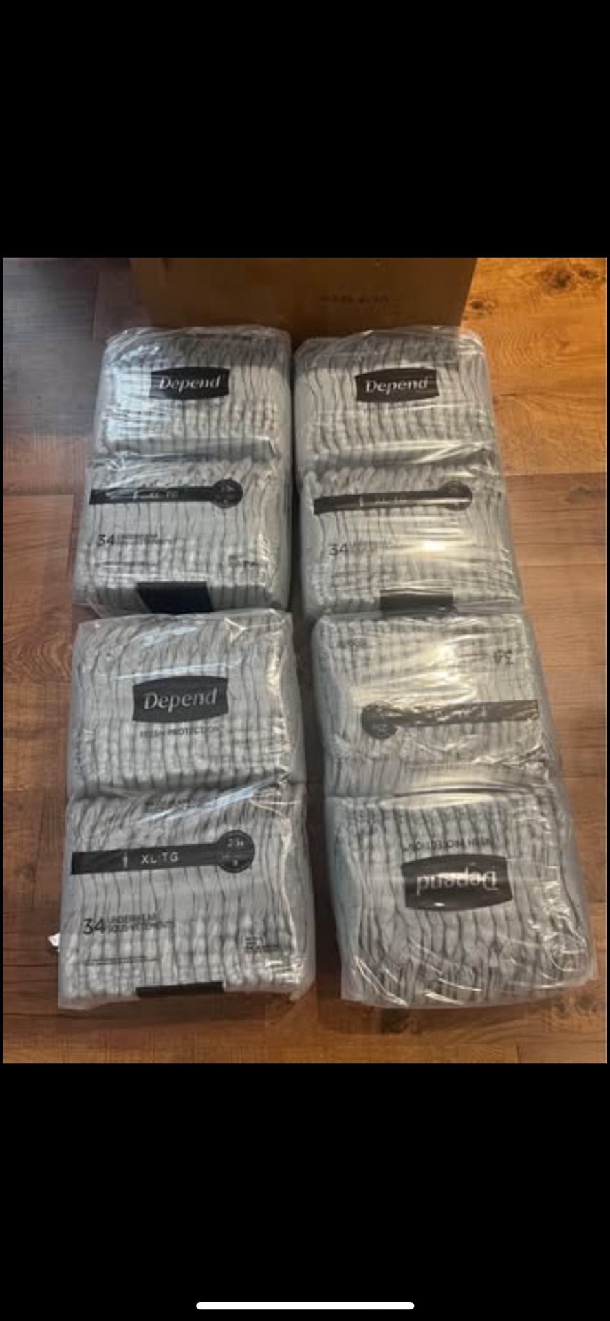 Depend Pull Up 136 Pcs $40 Dollars Xl for Sale in Gilbert, AZ - OfferUp