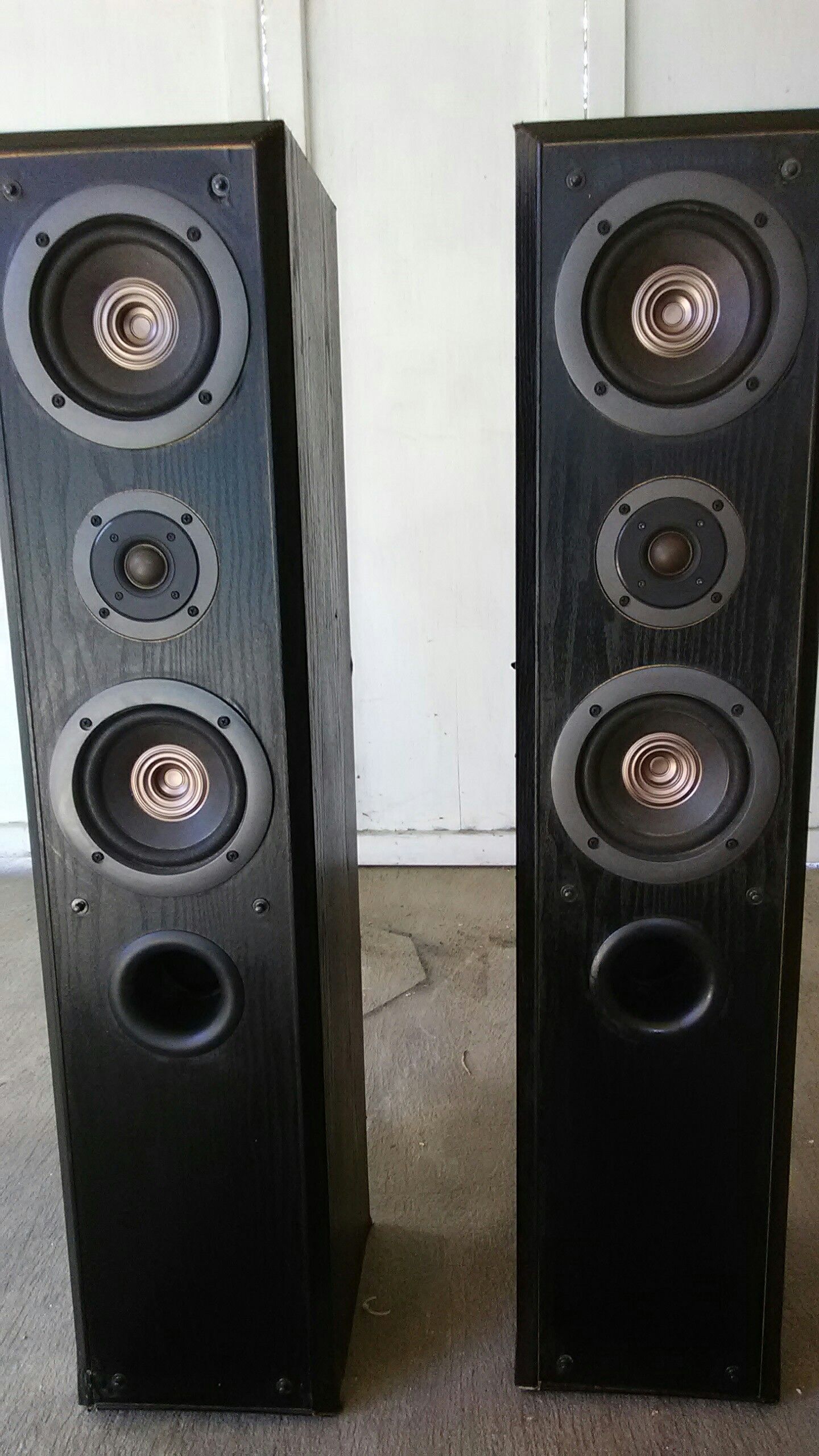 Tower loud speakers 200 watts technics made usa rare vintage for Sale ...
