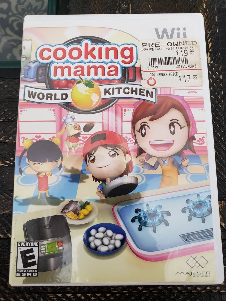 Wii Cooking Mama World Kitchen