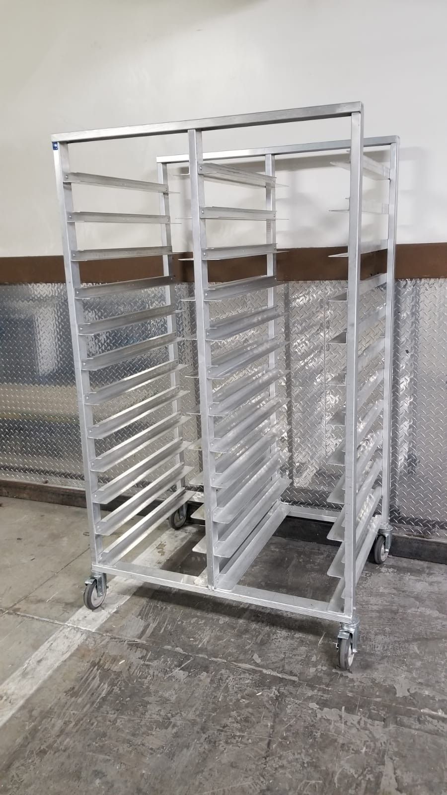 Bakery sheet pan speed rack bun rack aluminum commercial kitchen NSF ...