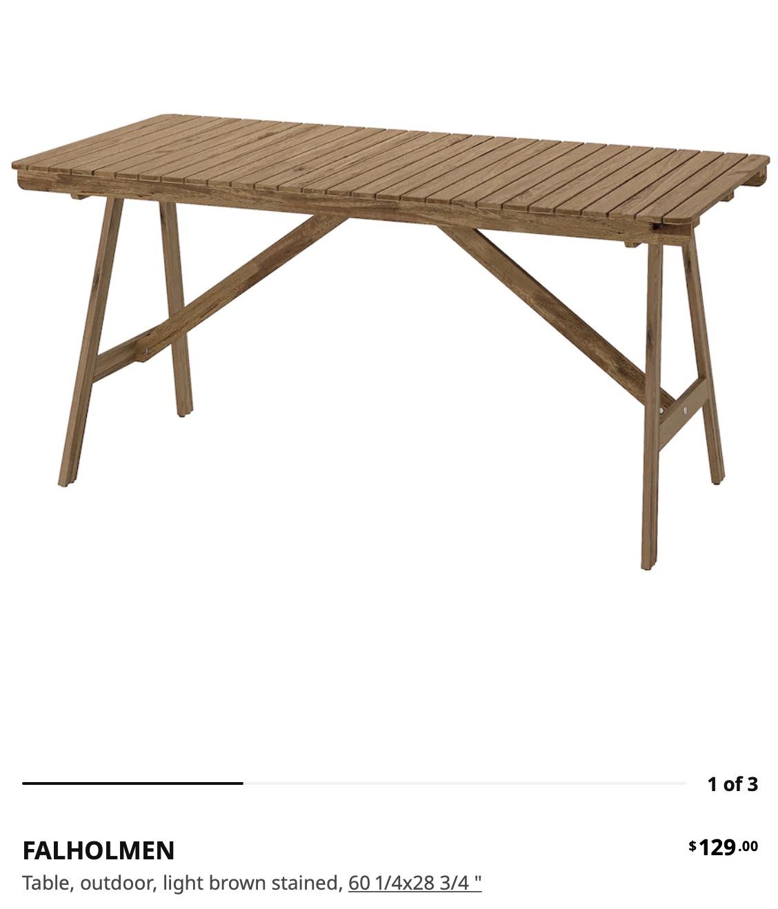 Falholmen table and chairs store
