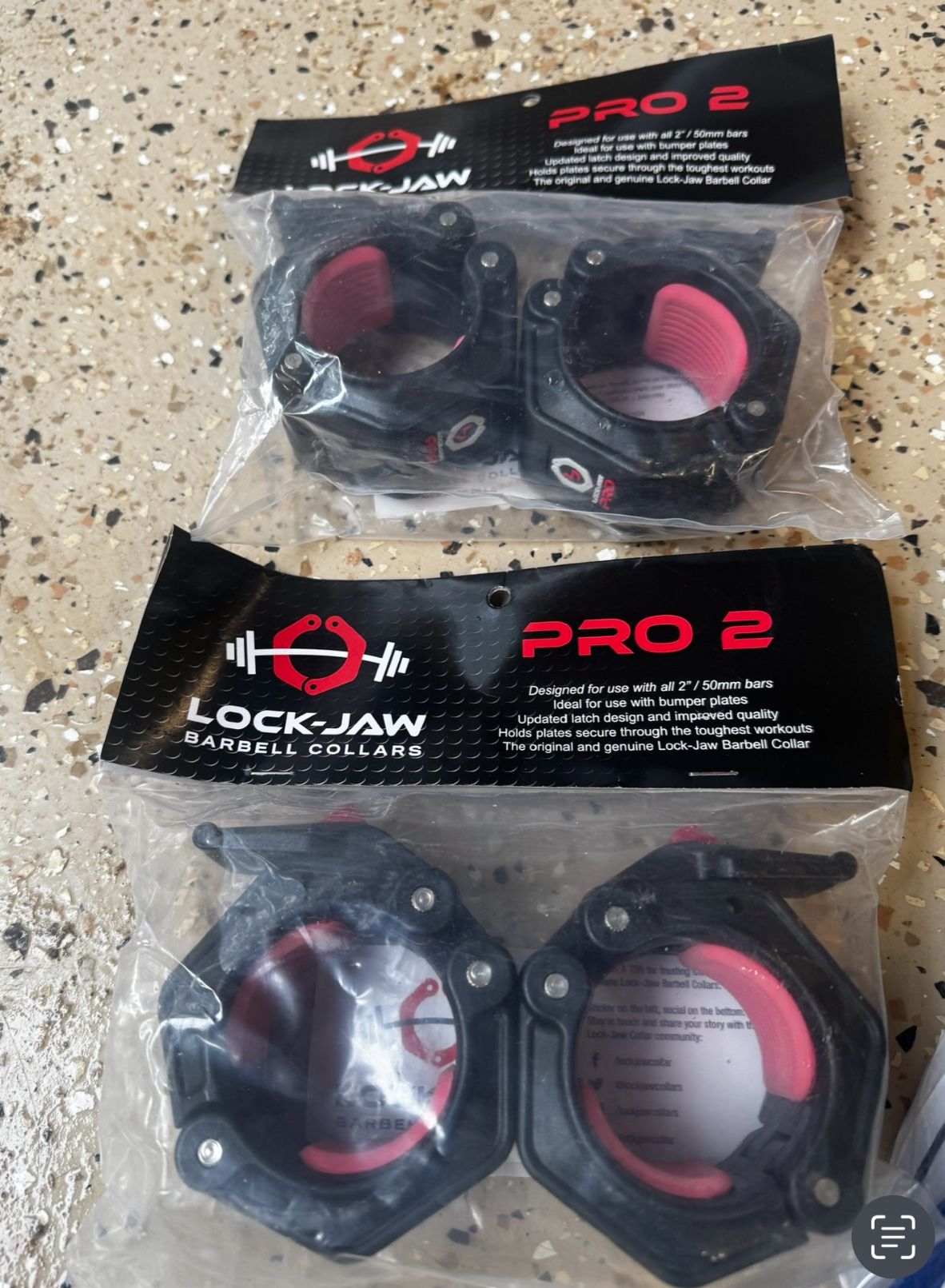 Lock-Jaw PRO 2 Barbell Collars – Brand New for Sale in San Francisco ...