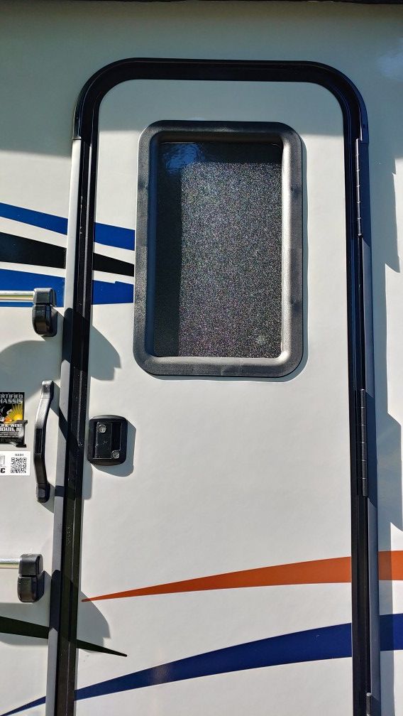 ONE RV window for doors, screws and templates included for Sale in ...