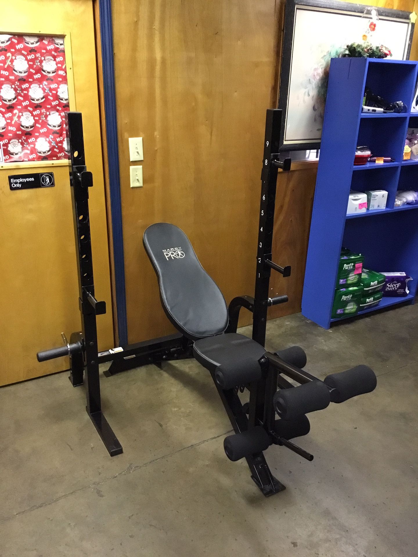 Marcy Pro Olympic Weight Bench w/ Squat Rack for Sale in Lufkin, TX ...