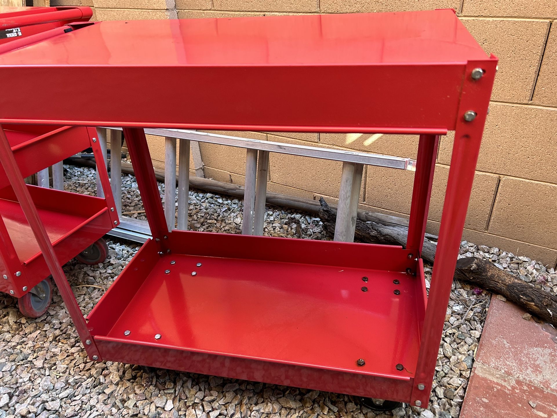 Two Metal Red Carts for Sale in Green Valley, AZ - OfferUp