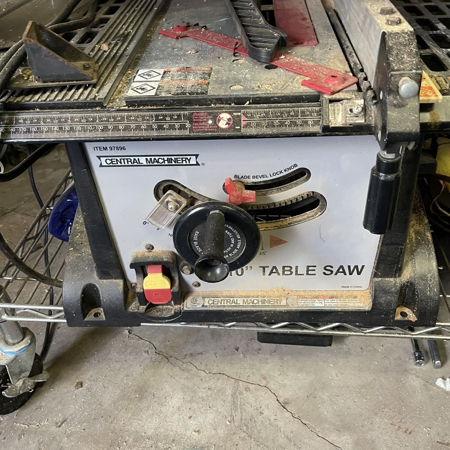 Central Machinery 10 Table Saw Model 97896 for Sale in San Pedro CA OfferUp