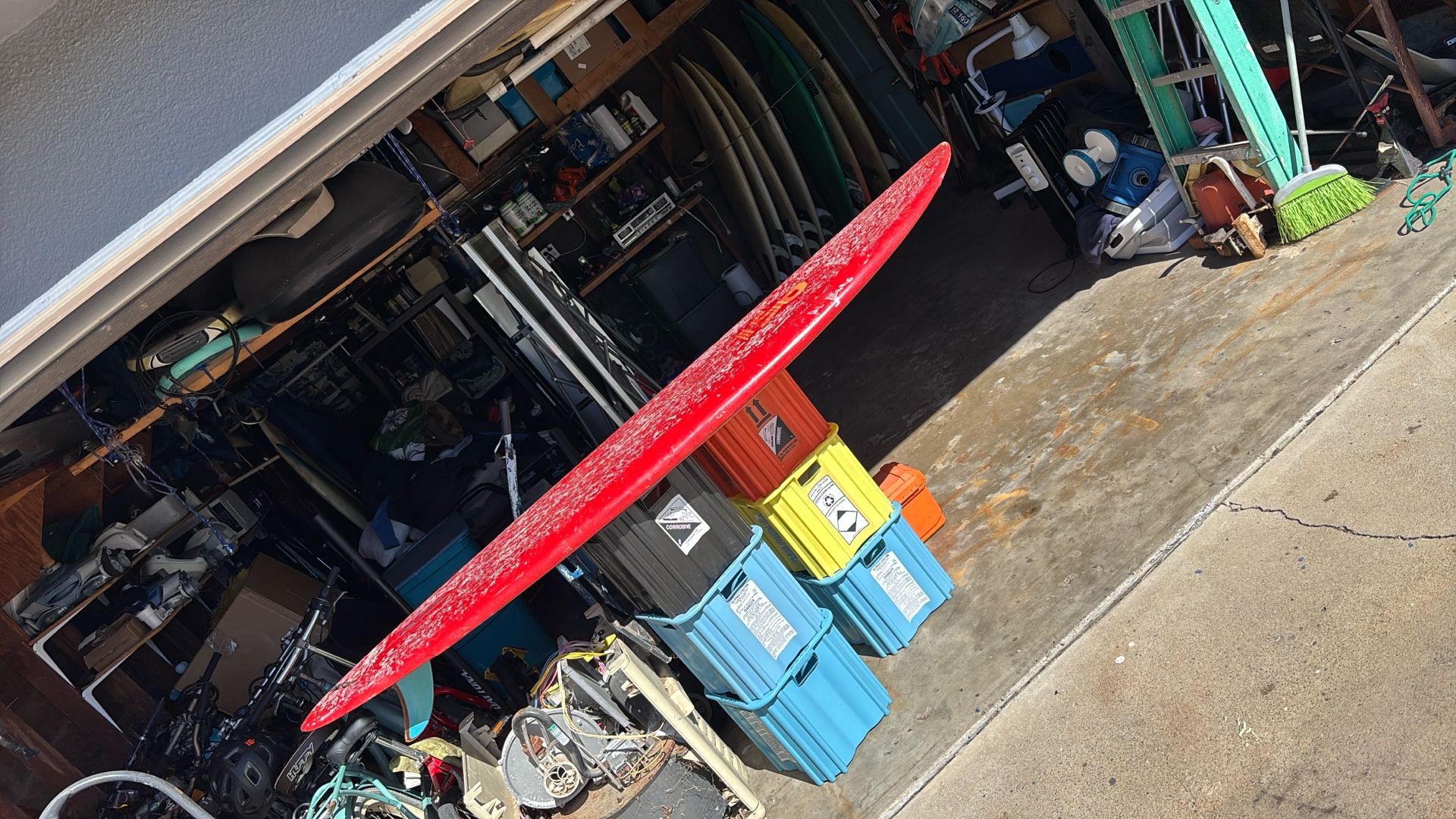 Chuck Dent 7’ 5” Ish Single Fin, Awesome Surfboard for Sale in San ...