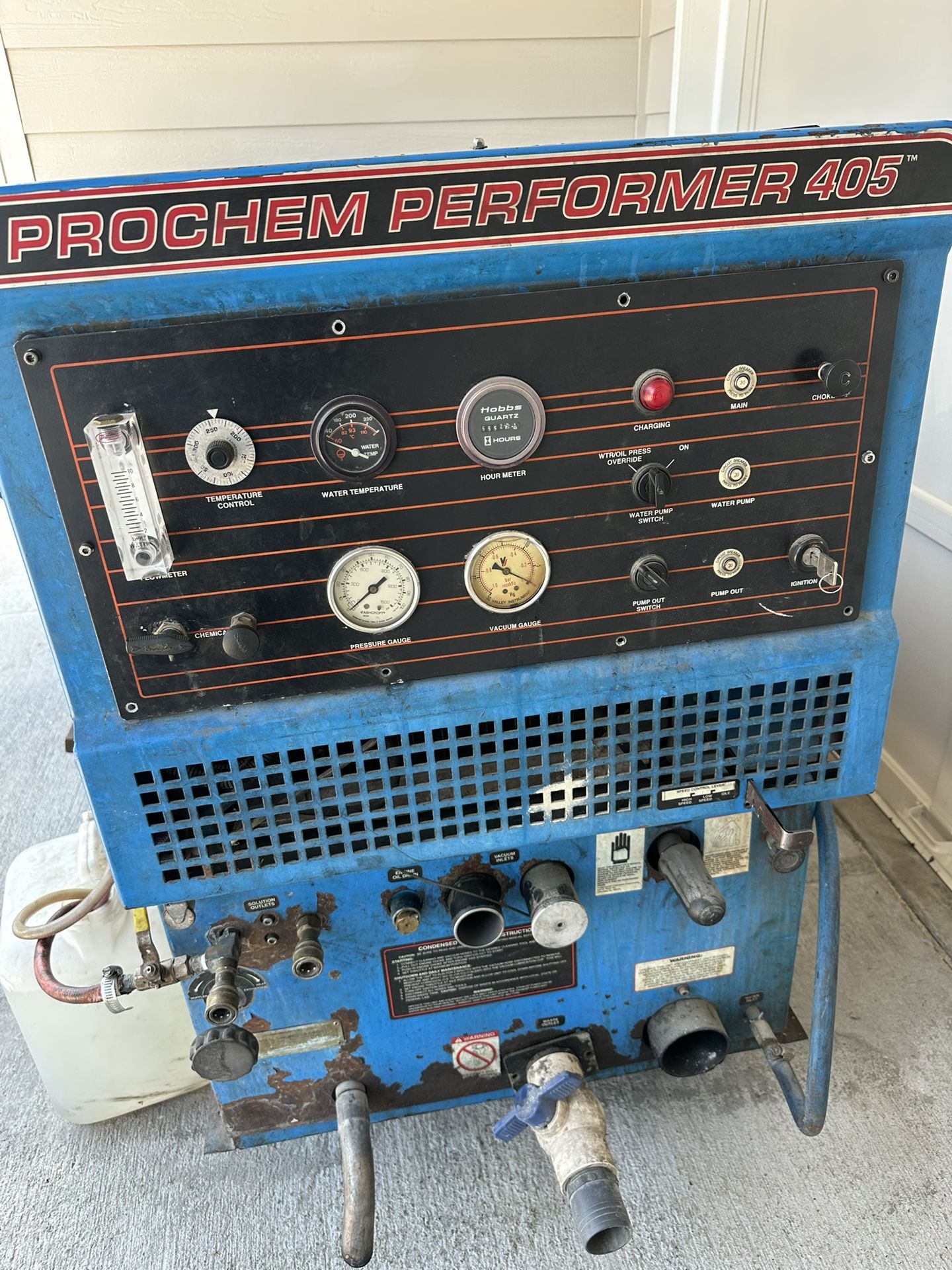 Truck Mount Prochem Performer 405 Carpet Cleaning/cleaner Machine - for ...