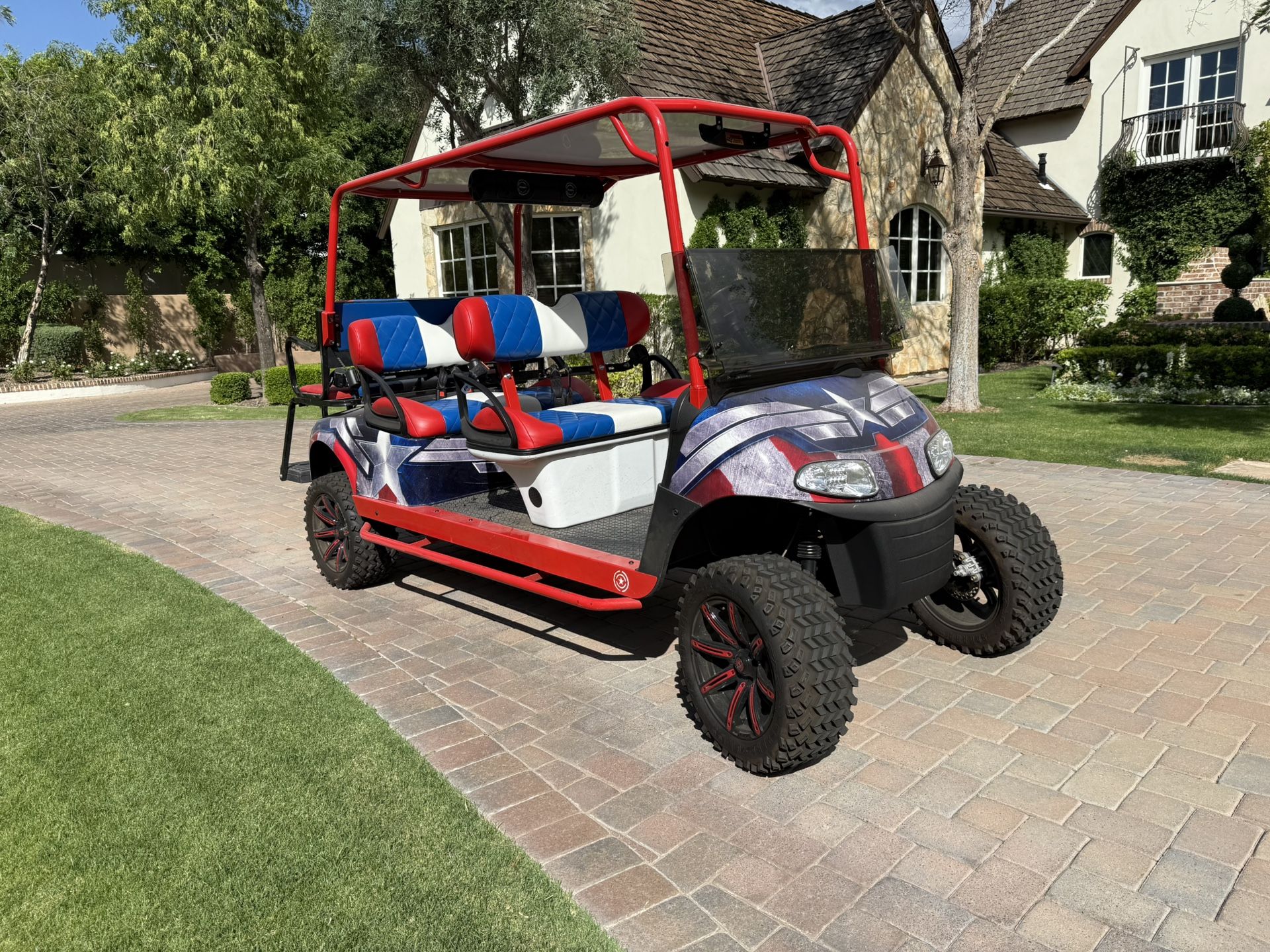 EZ GO 2017 custom captain America Golf Cart for Sale in Phoenix, AZ ...