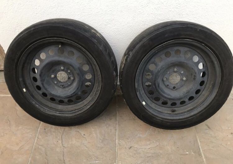 Fiat 500 Steel Wheels 4 lug Rims for Sale in South Gate, CA - OfferUp
