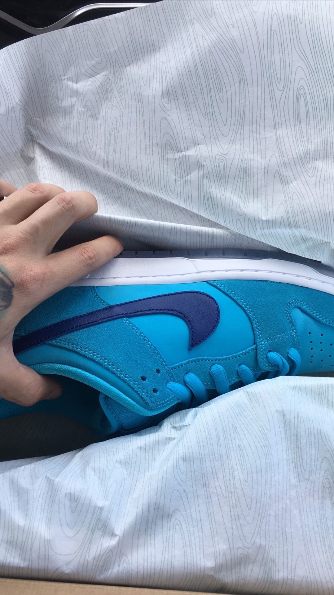 Nike Sb dunk low safari , blue furry and muslin for Sale in Miami, FL ...
