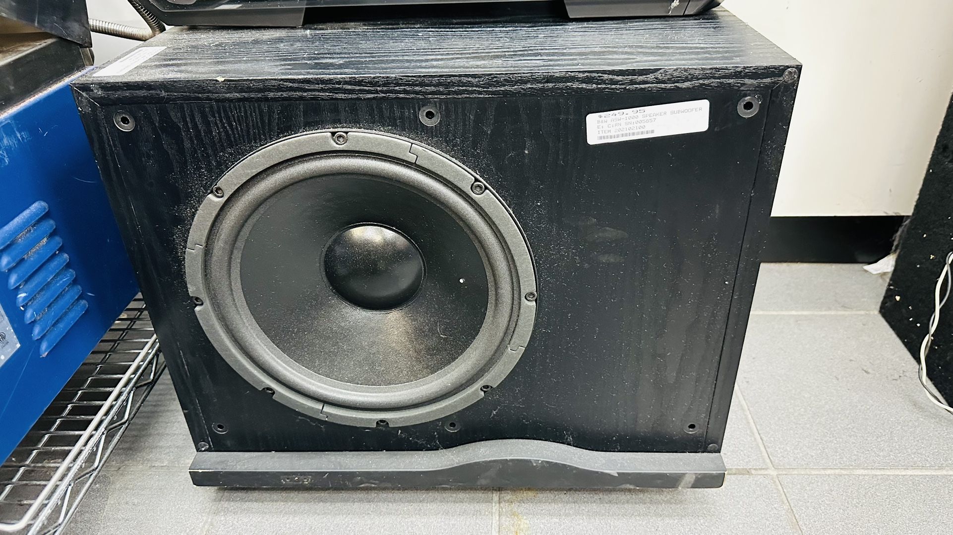 B&W - Bowers & Wilkins ASW 1000 Active Powered 12" Subwoofer - HUGE ...