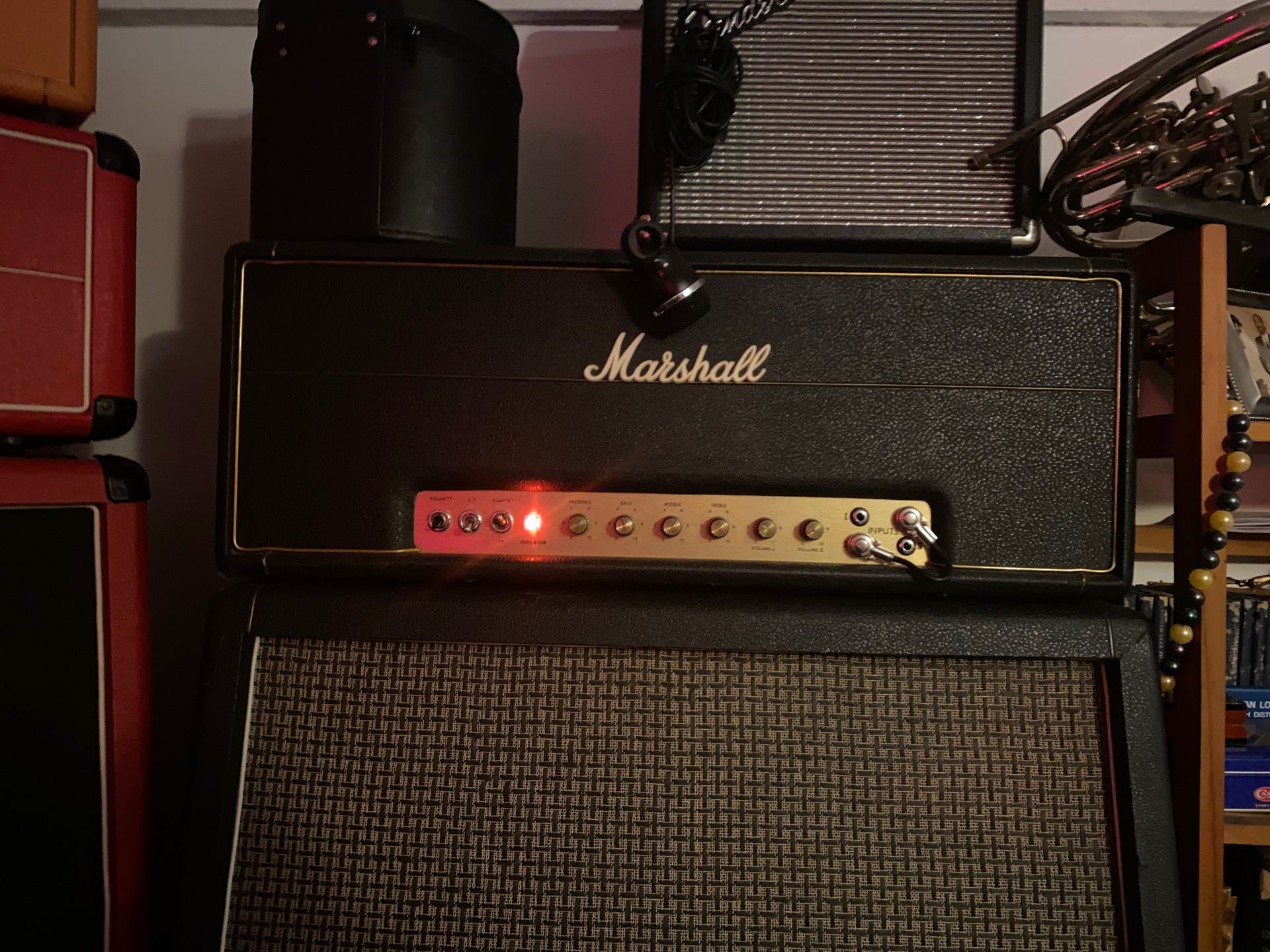 Vintage 1969 Marshall JMP 50 watt stack greenbacks for Sale in ...