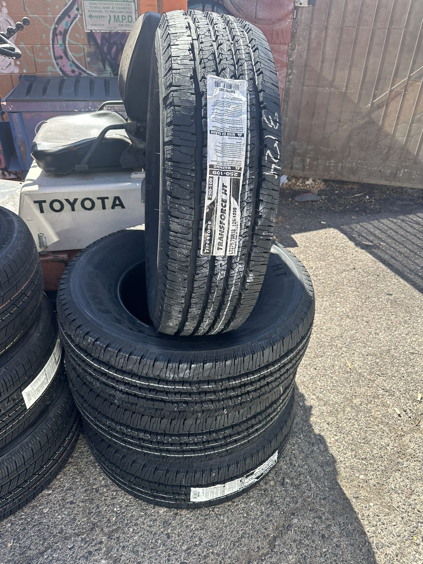 LT 275/70r18 Firestone Tires 10 Ply New New for Sale in Las Vegas, NV ...