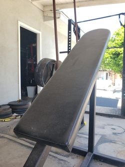 Homemade Incline Bench