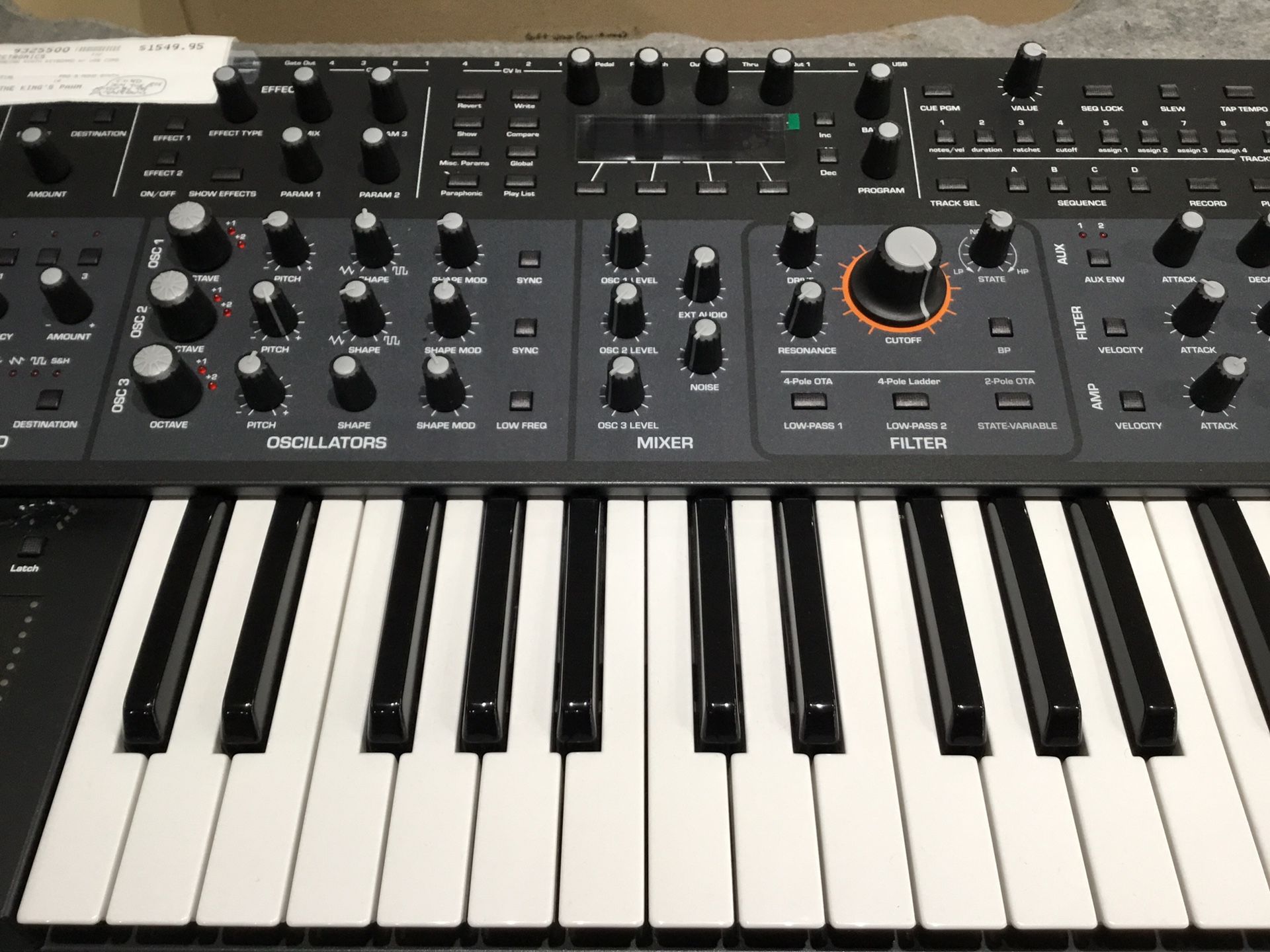 SEQUENTIAL PRO 3 MONO SYNTHESIZER KEYBOARD W/ USB CORD for Sale in ...