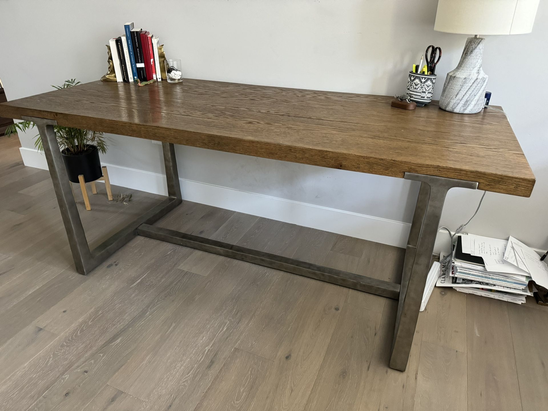 Restoration Hardware RH T Brace Desk 72” for Sale in Encinitas, CA ...