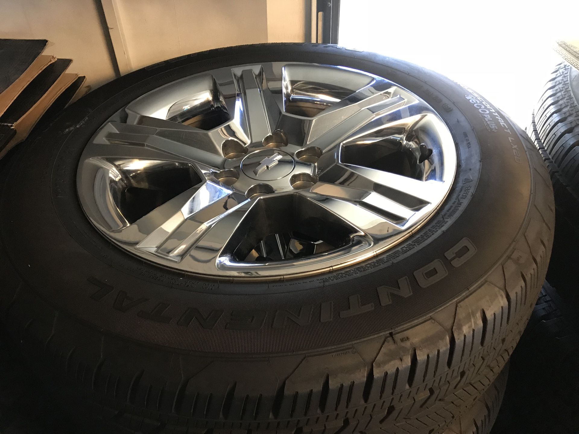 2018 Chevy Silverado 20 inch wheels and tires for Sale in Phoenix, AZ ...