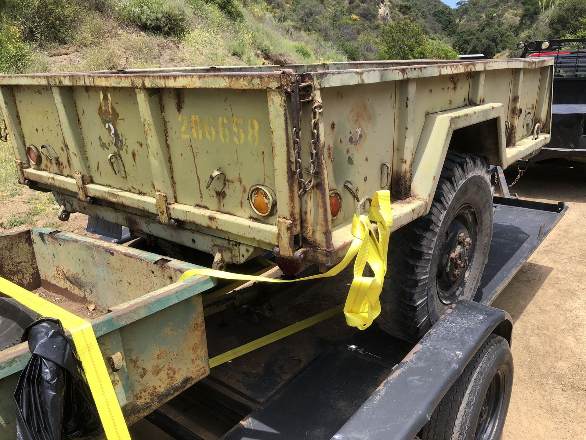 Military Dump Trailer 3/4 ton 2wheel M101 for Sale in Mission Viejo, CA ...