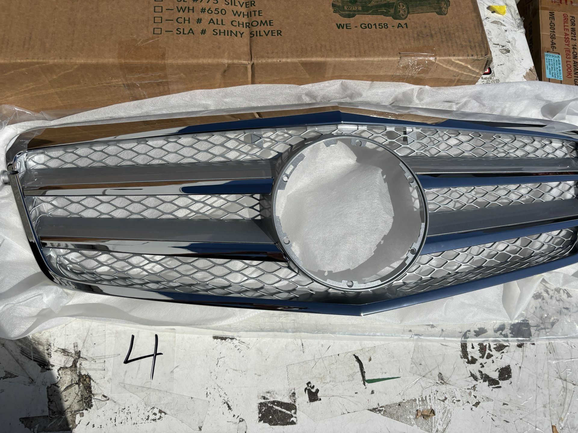 Mercedes Benz Replacement Grill For Chassis W212 '09-ON Sedan (A207 ...