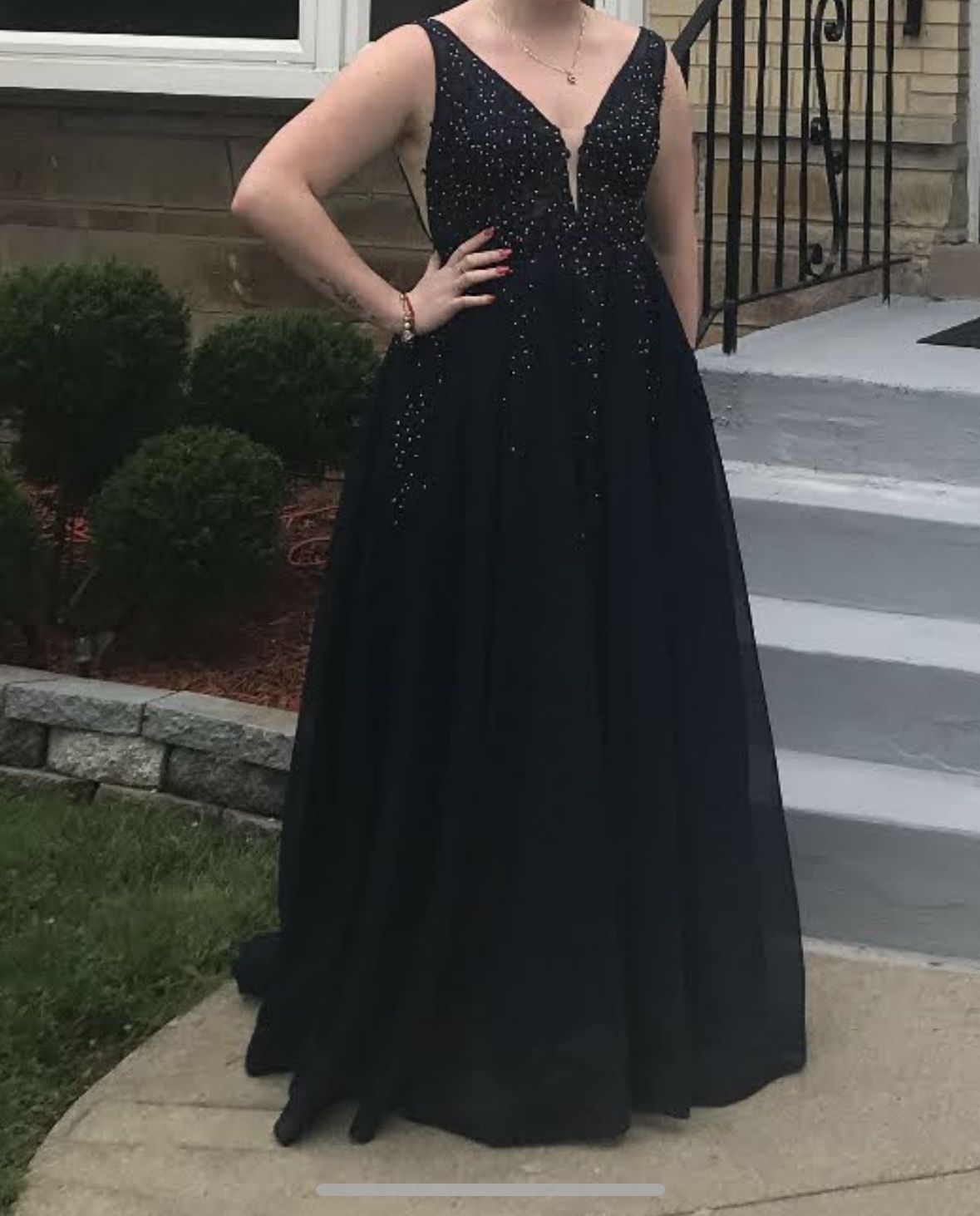 Navy Prom Dresses 2014 Navy Long Dress 70920 Size 14 Catherines Of
