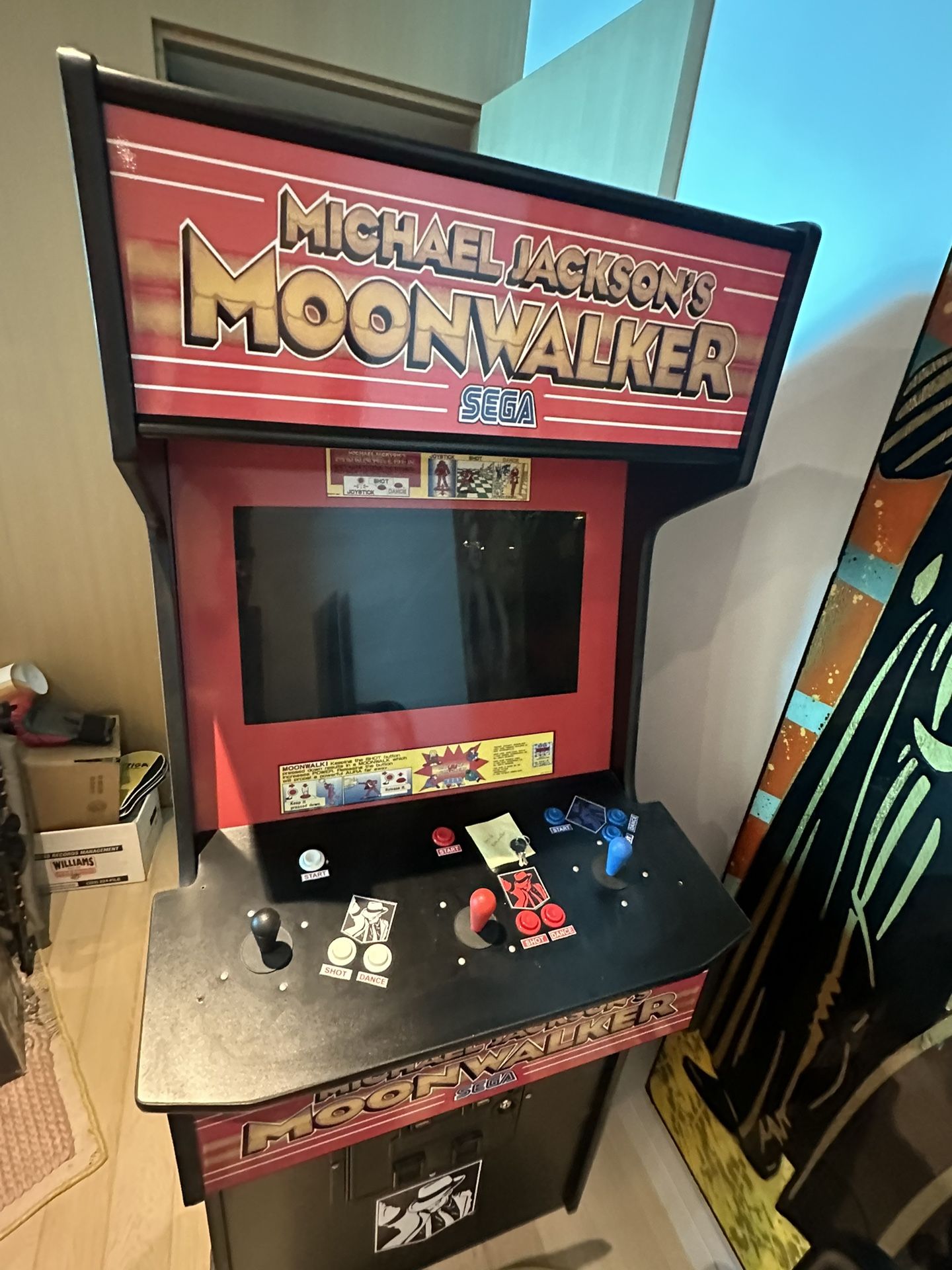 Michael Jackson Moonwalker Arcade Game