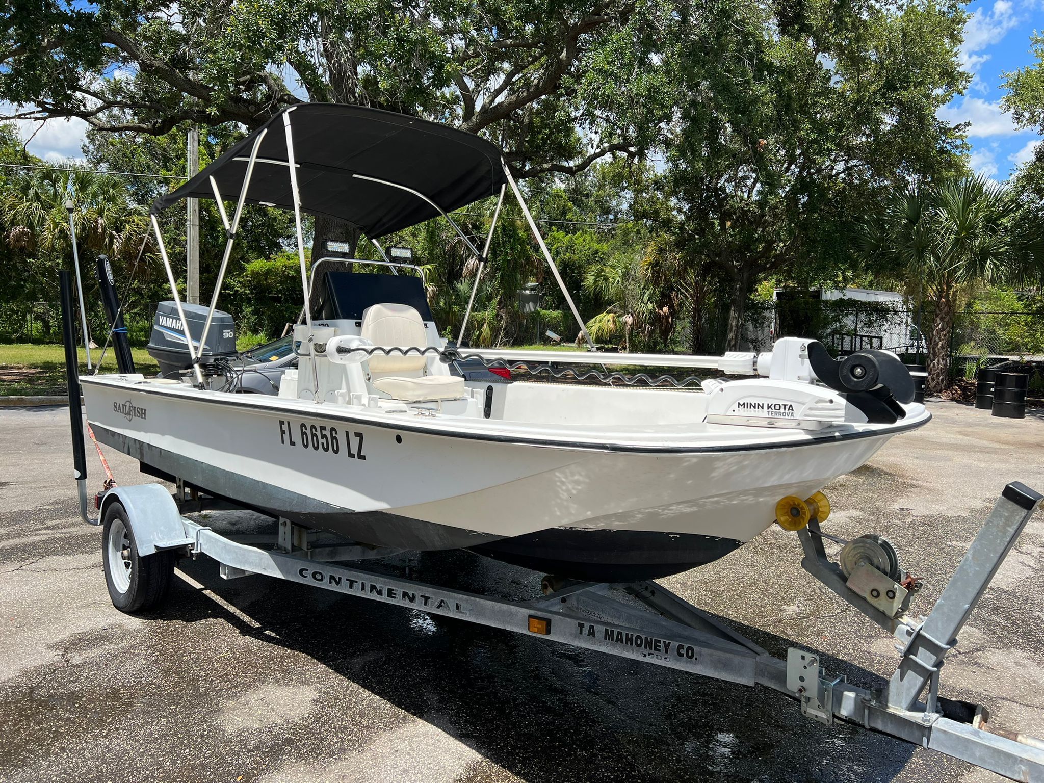 Fishing Boat 17 Ft 90hp 2 Stroke for Sale in Clermont, FL - OfferUp