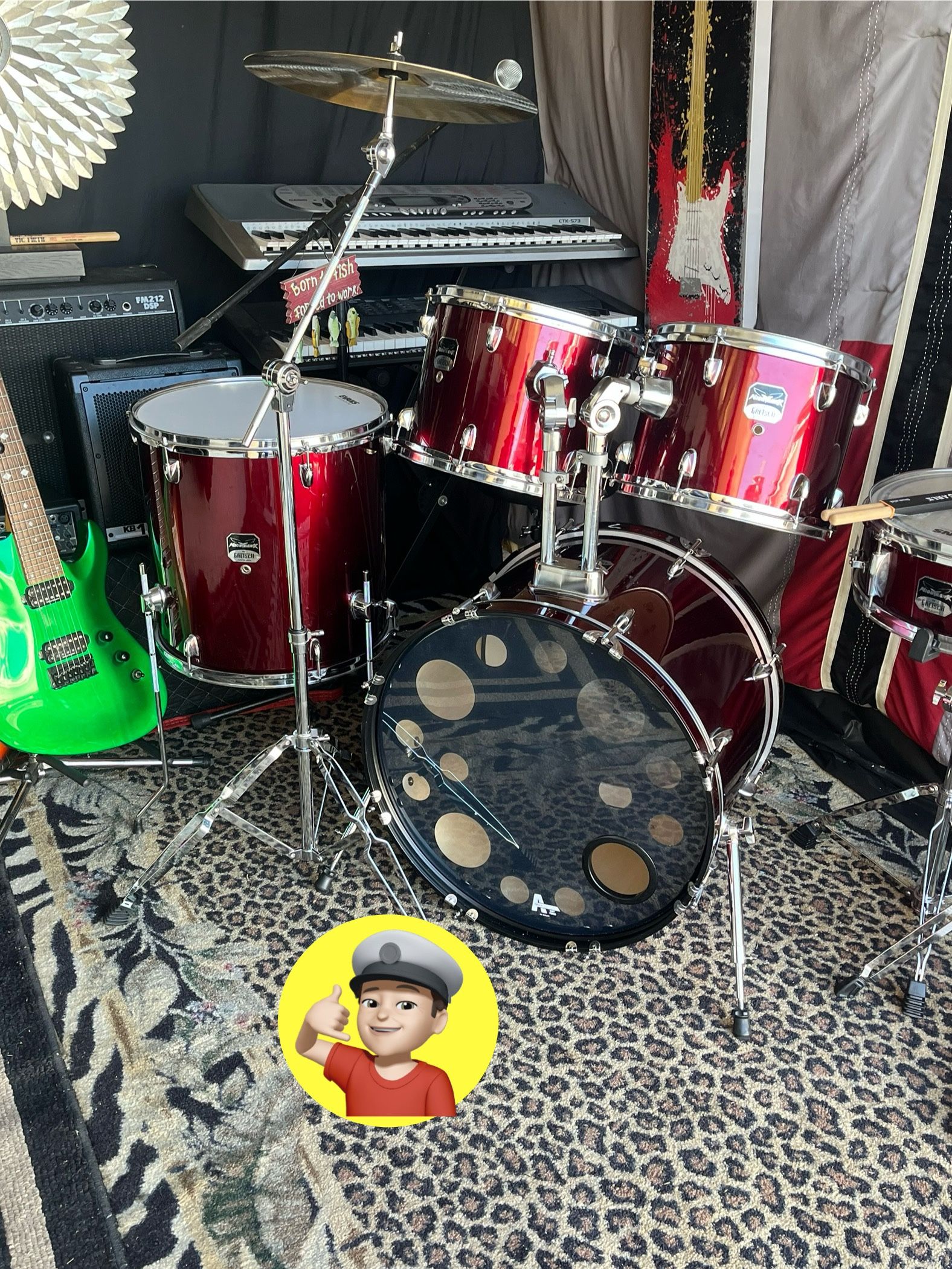 Gretsch Pro Drum Set w/NEW Cymbals COMPLETE! for Sale in Pompano Beach ...