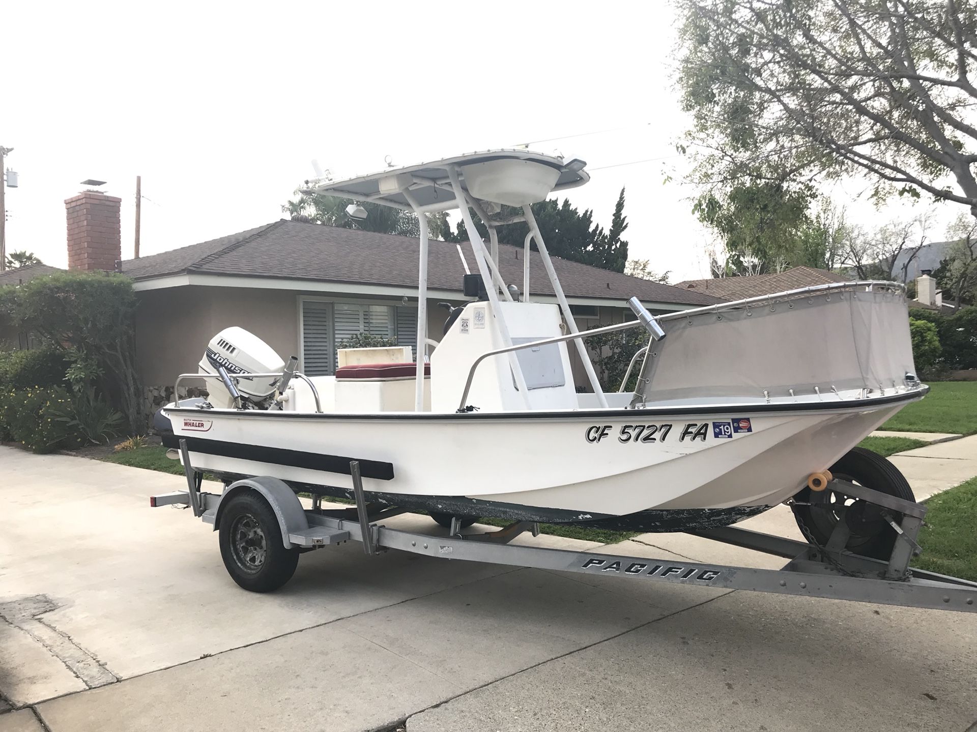 Boston Whaler Montauk 17 foot center console O.B.O. for Sale in ...