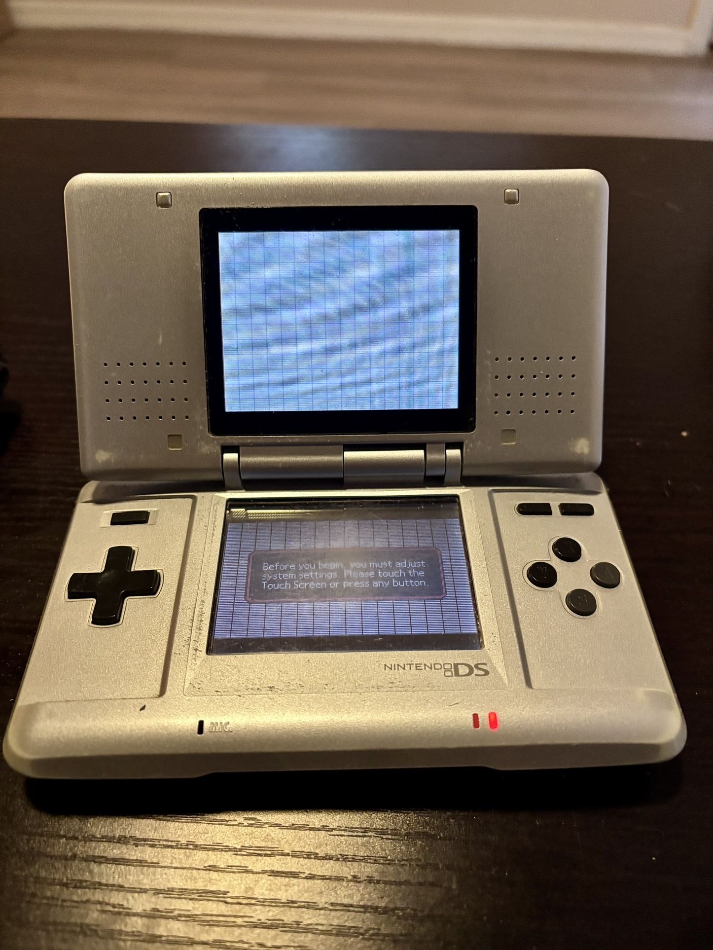 Original Platinum Silver Nintendo DS Handheld With Charger for Sale in ...