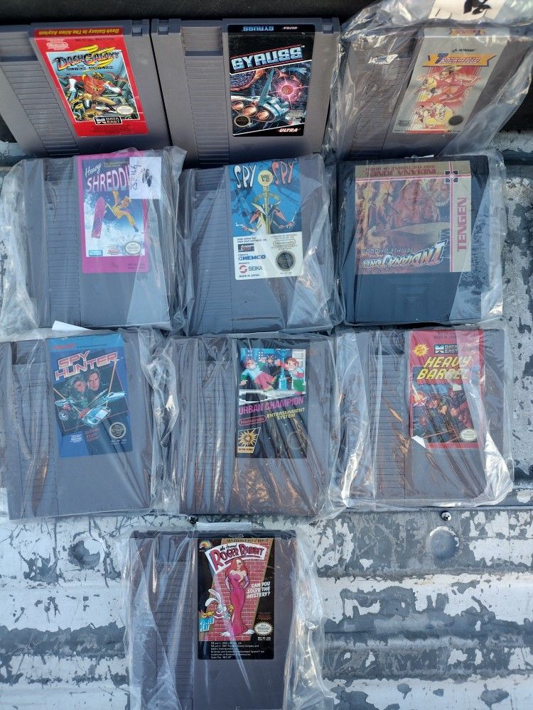 Nintendo NES Games All Original All Good Shape All Work $10 Each No ...