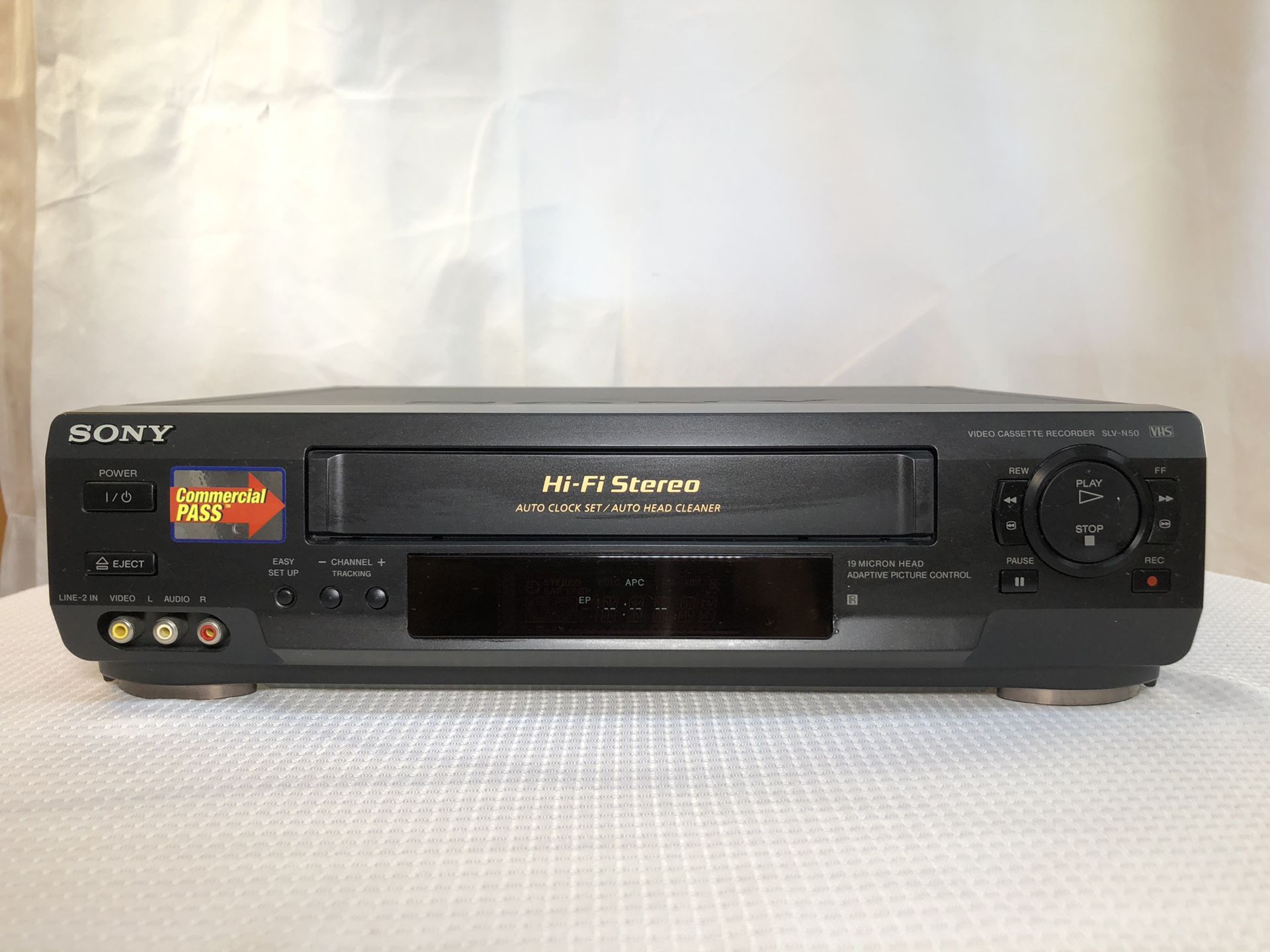 Sony SLV-N50 VHS VCR Video Cassette Player Recorder HiFi Stereo AV ...
