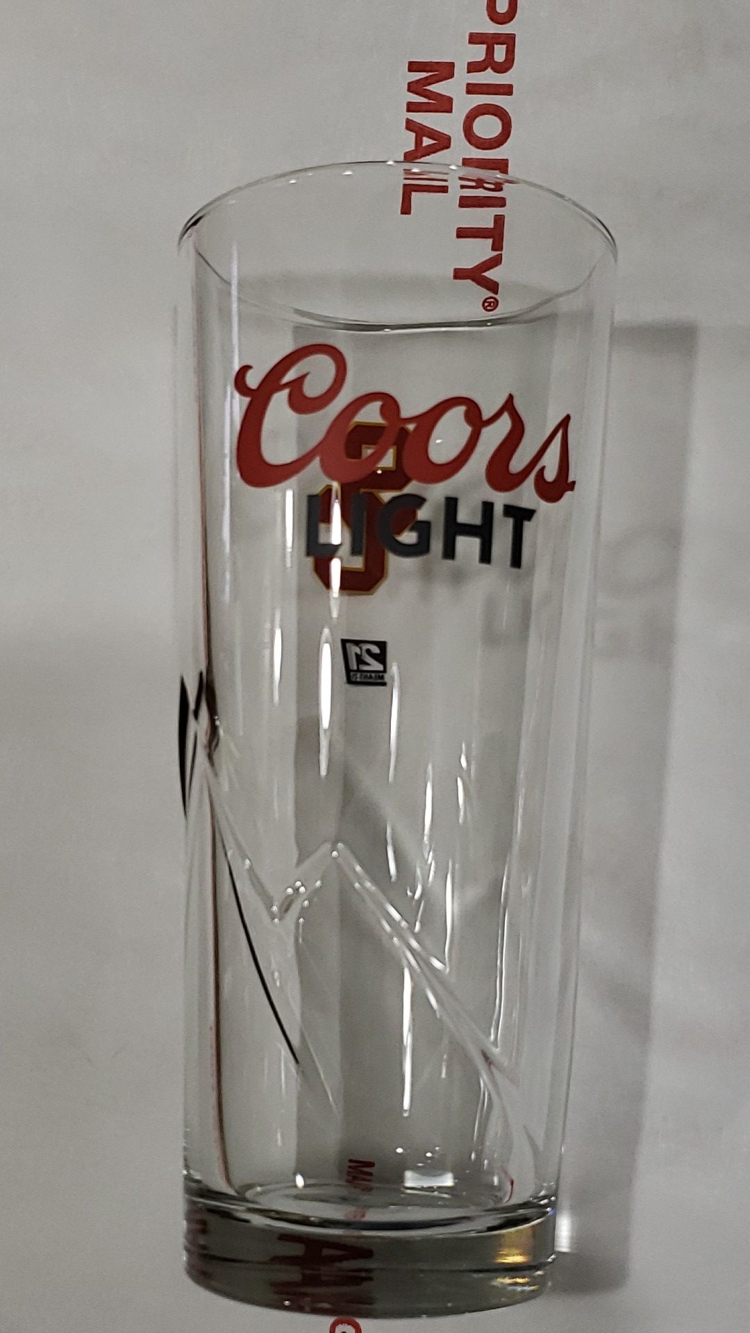 Set of 2 USC Trojans And COORS LIGHT Beer Glass Cups. for Sale in ...