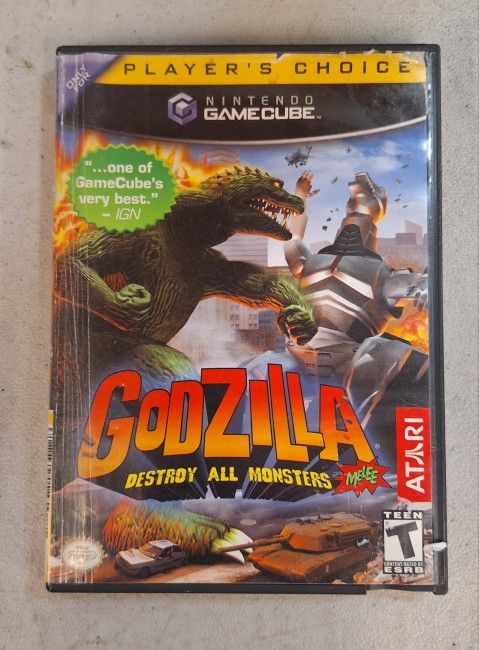 Godzilla: Destroy All Monsters Melee for Gamecube for Sale in ...