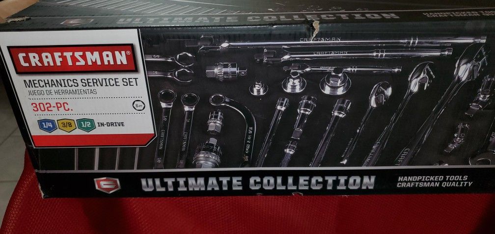 Craftsman 302 piece mechanics service set store