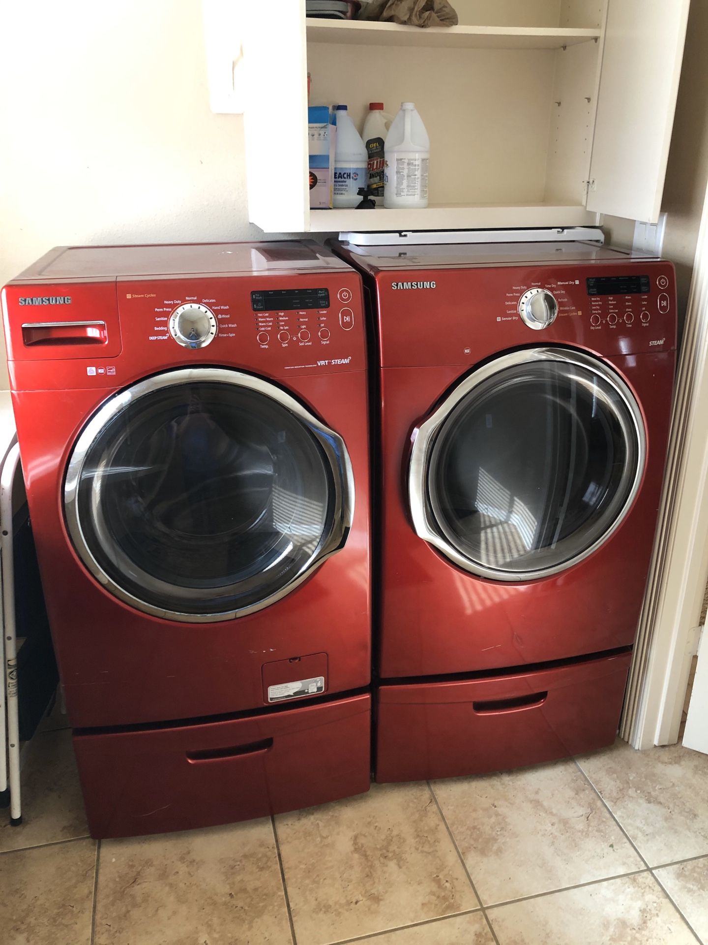 (For parts possibly) Samsung VRT Front Load Washer and Dryer with ...