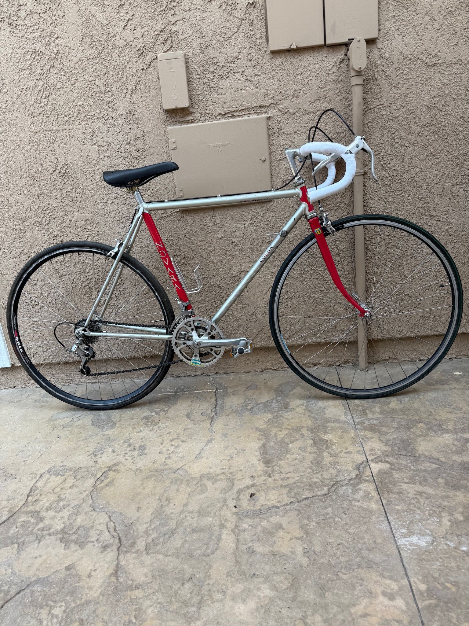 Novara Corsa Road Racing Touring Bike 21 Speed Shimano 105 Biopace Ready To Ride Fully Tuned ...