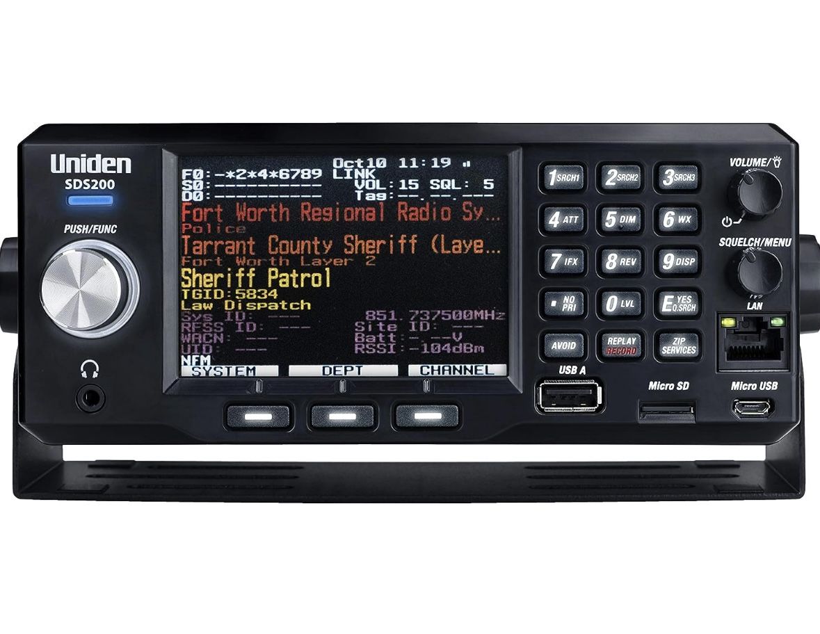 SDS200 Uniden True I/Q TrunkTracker X Base/Mobile Digital Scanner. for ...