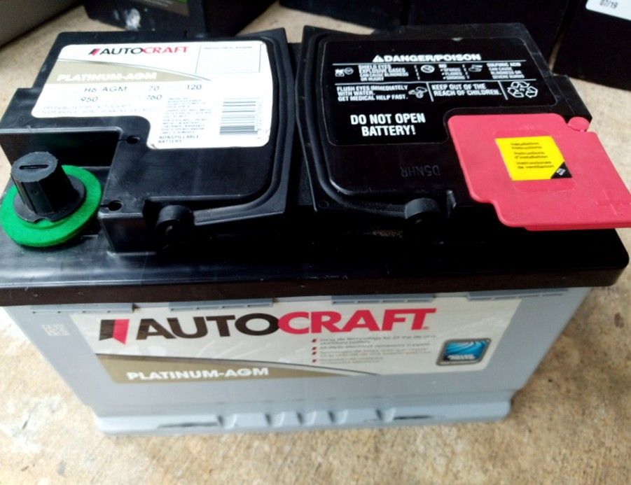 Autocraft Platinum AGM group 48 H6 car truck battery perfect condition for Sale in Raleigh NC OfferUp