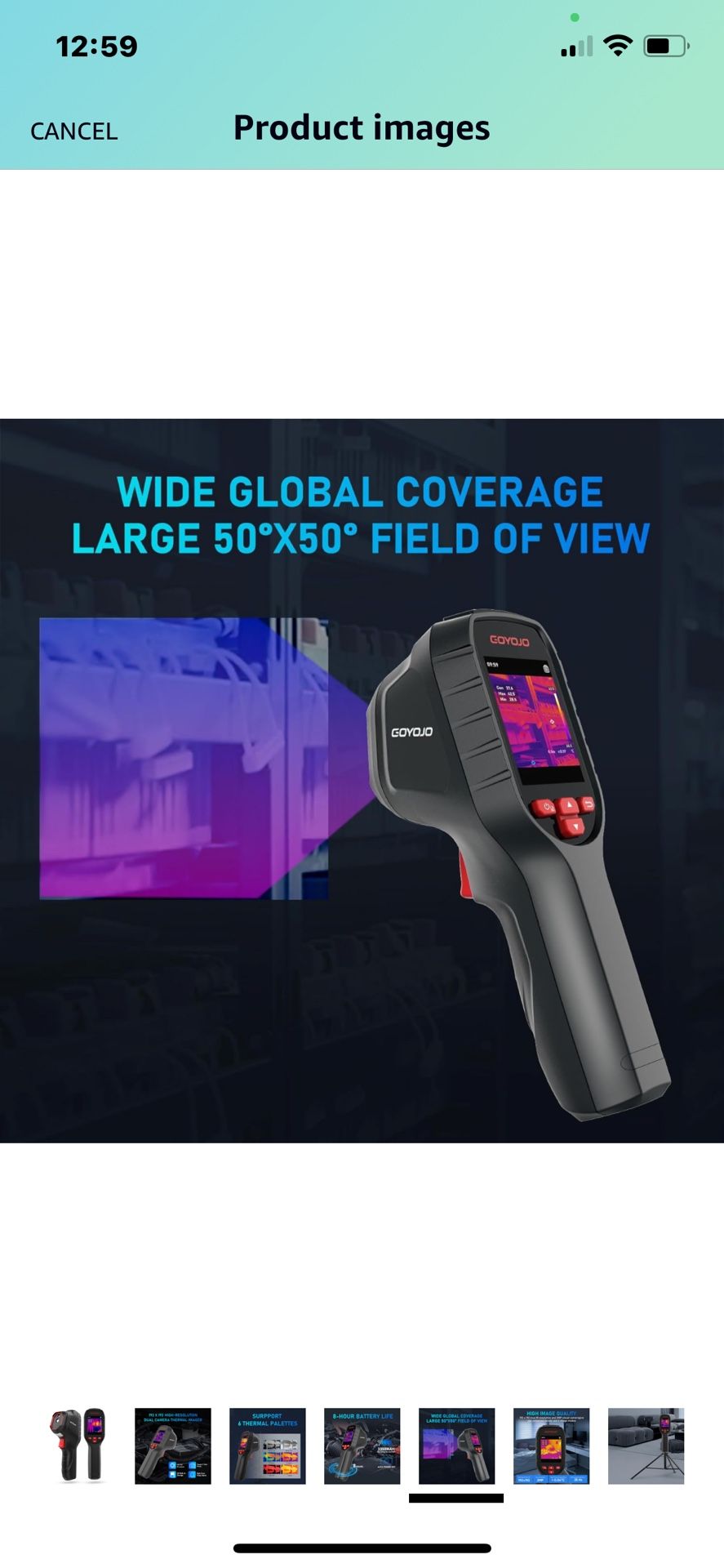 GW192 SuperIR 192x192 Thermal Imaging Camera - 25Hz, Handheld, 8-Hour ...