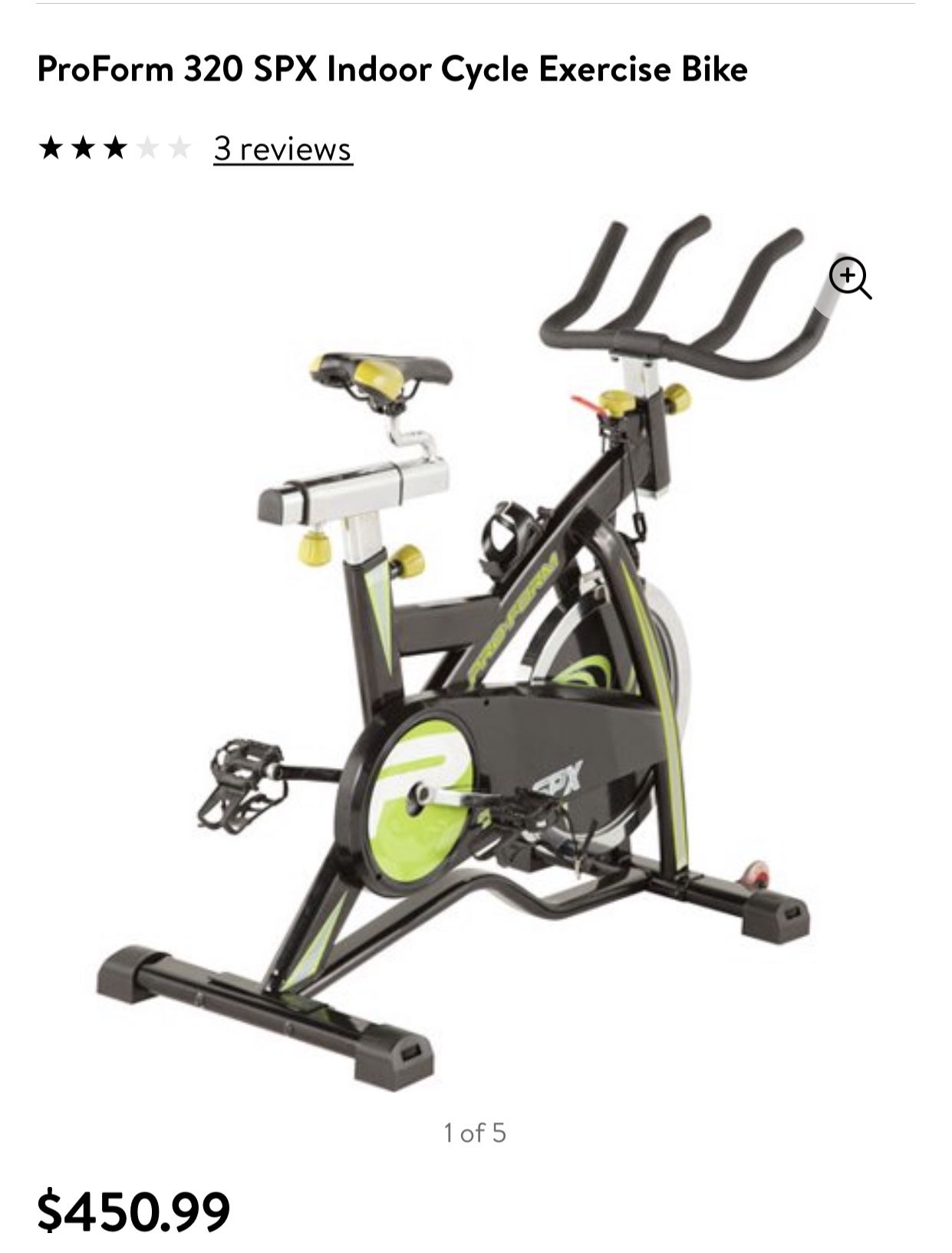 Pro form 320 Spx Cycle indoor Cycle Exercise bike for Sale in ...